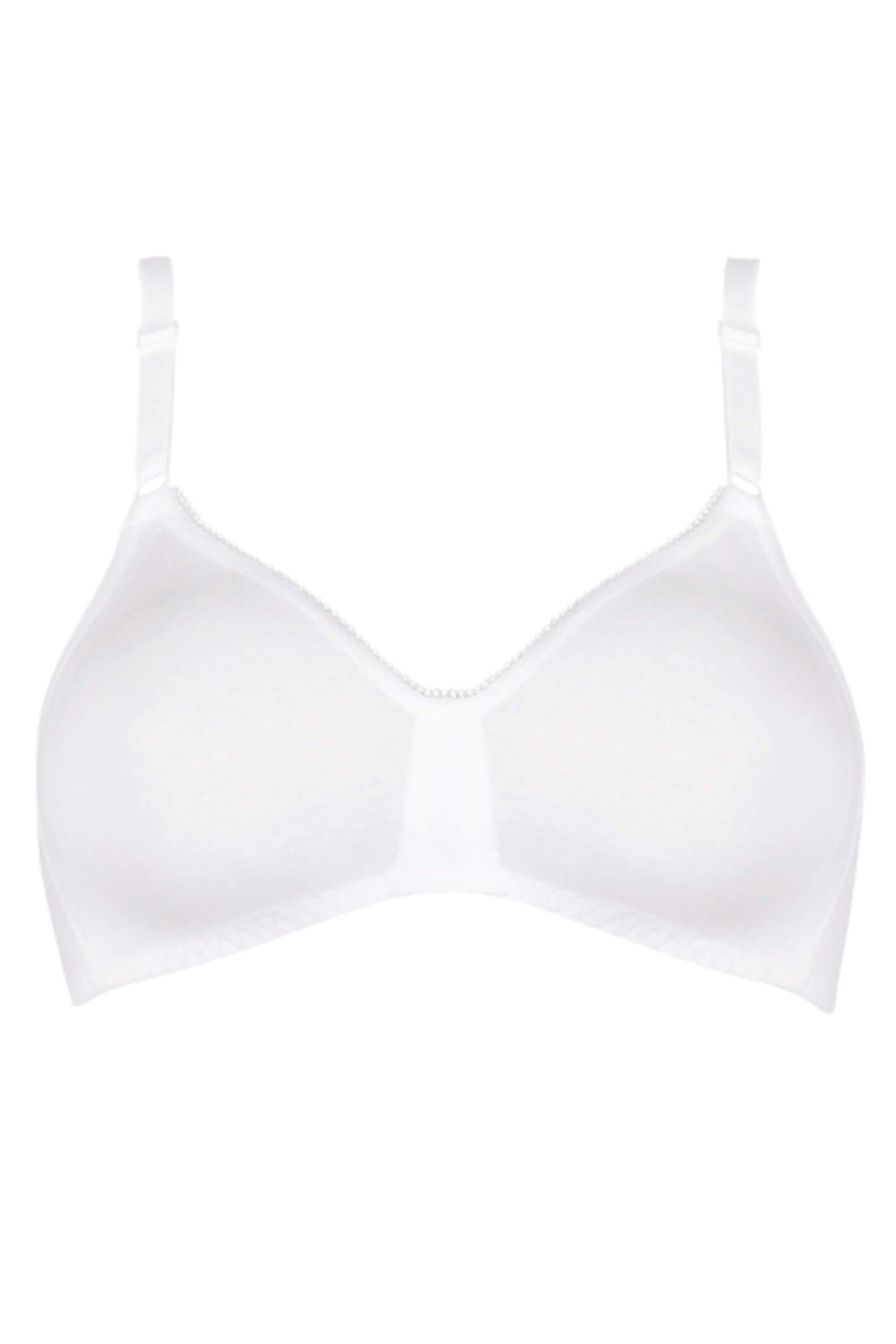 Sloggi Basic+ N White Bra 10007642 0003 | Shirley Allum Boutique