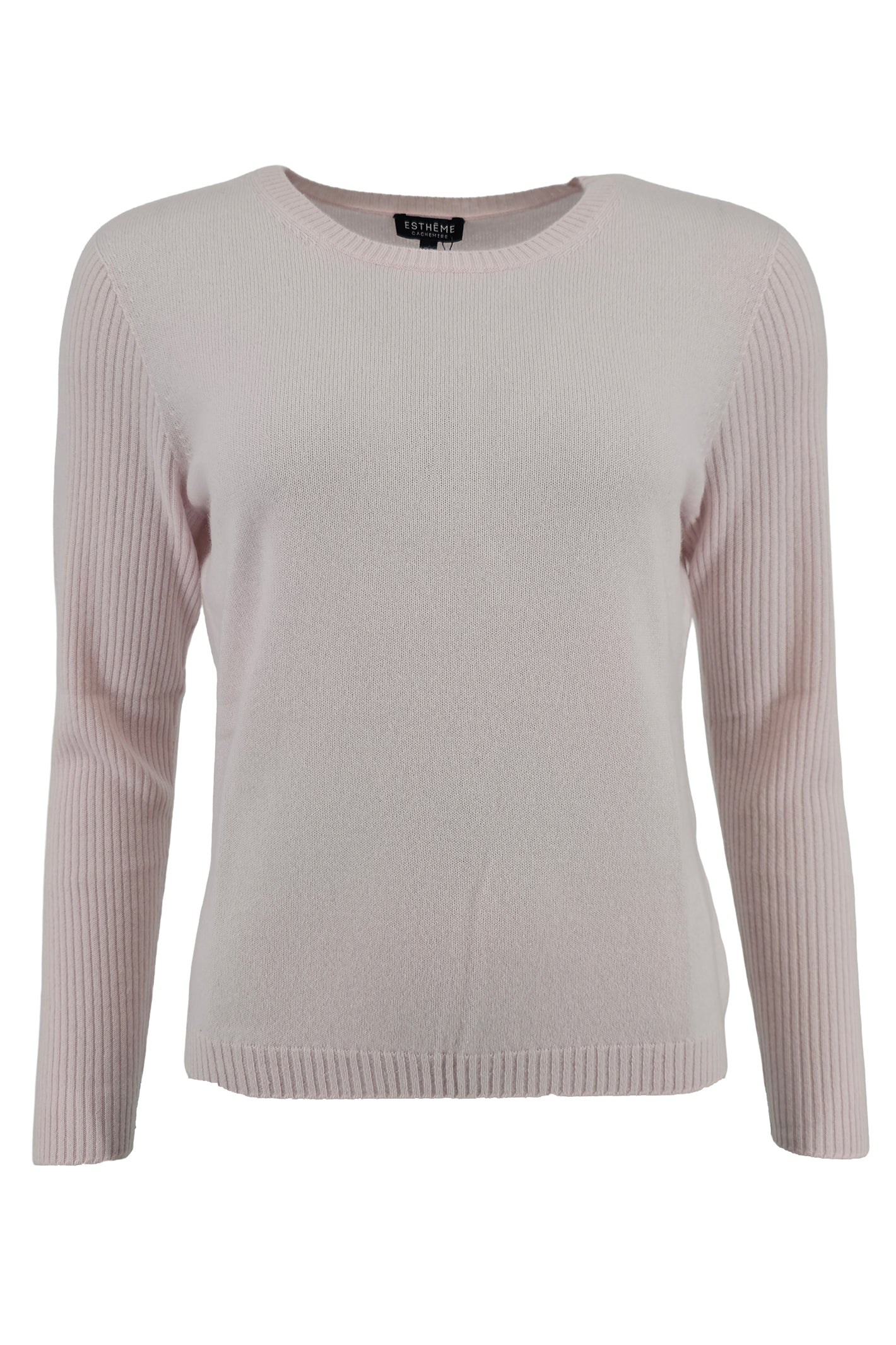 Estheme Cashmere HJQ272C 19016 Pink Ribbed Jumper – Shirley Allum Boutique