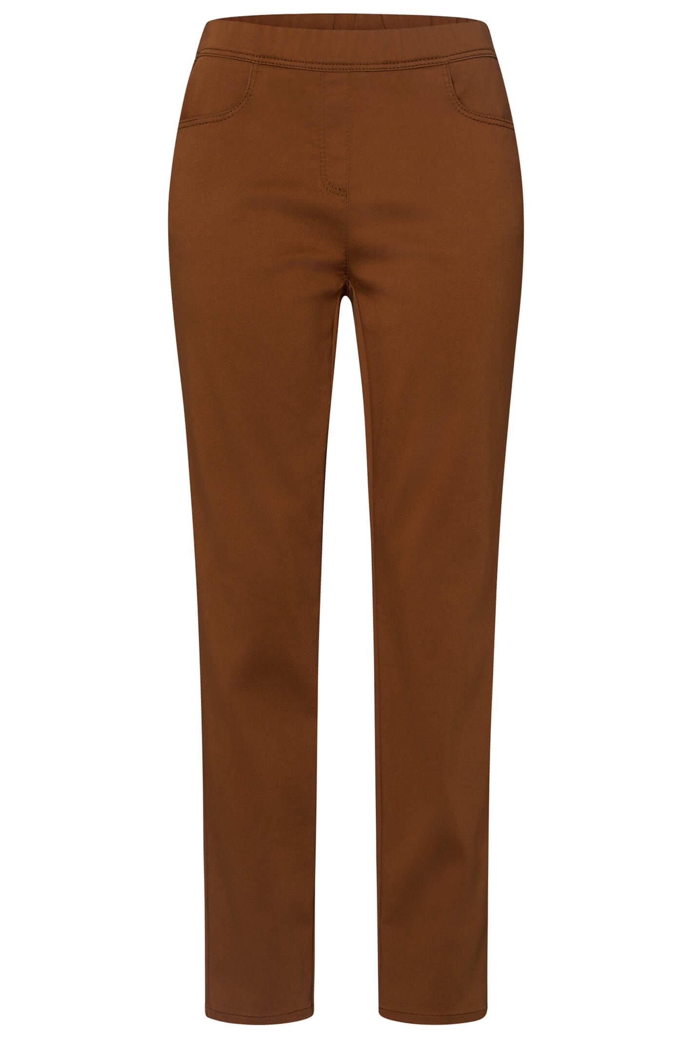 Frank Walder Mia 621601 000 879 Brown Pull-On Trousers – Shirley Allum ...