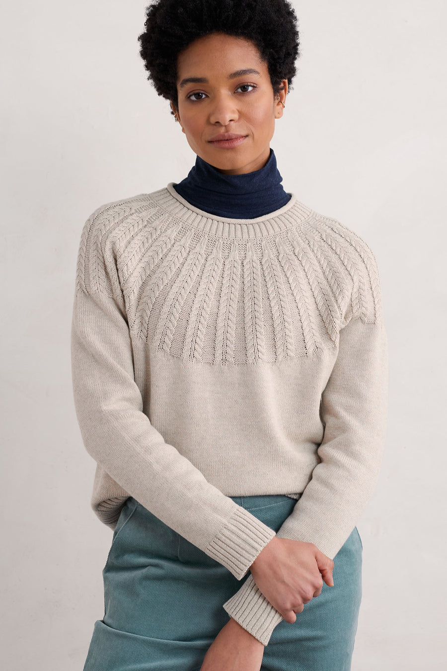 Seasalt Stone Chat Jumper Aran Beige B-WM34668-24745 – Shirley Allum ...