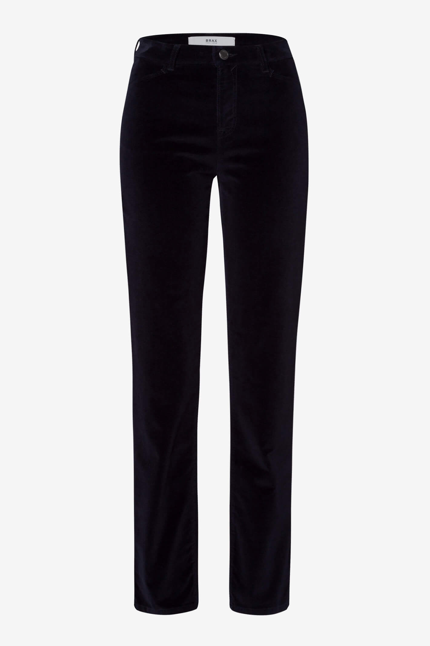 Brax Carola 75-1037 22 Navy Velvet Motion Jeans | Shirley Allum ...