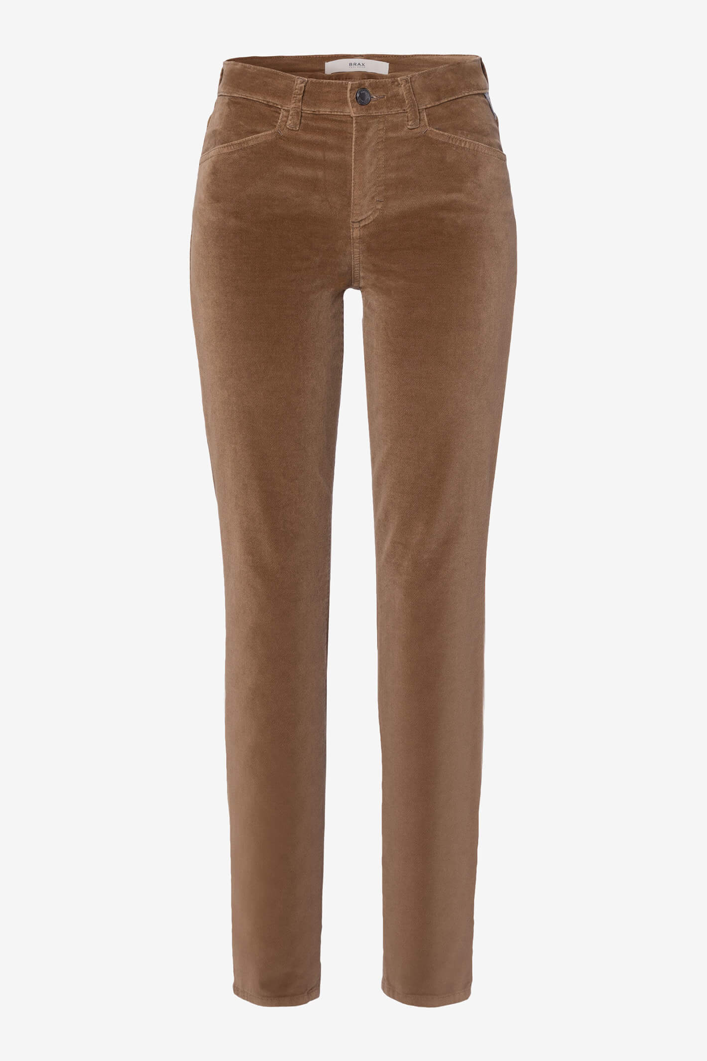 Brax Shakira 75-1037 54 Chestnut Velvet Motion Jeans | Shirley Allum ...