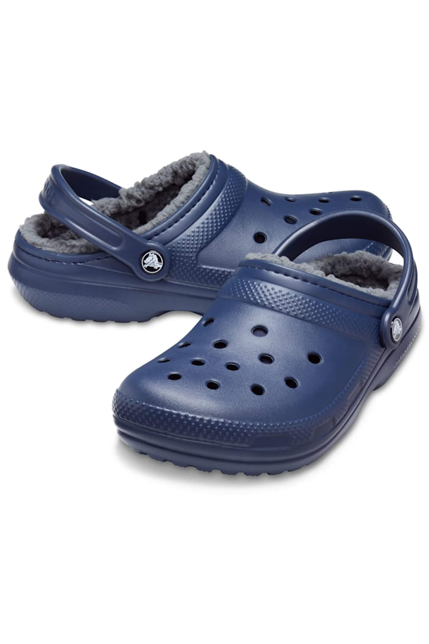 Crocs Classic 203591 459 Lined Navy Charcoal Clog | Shirley Allum ...