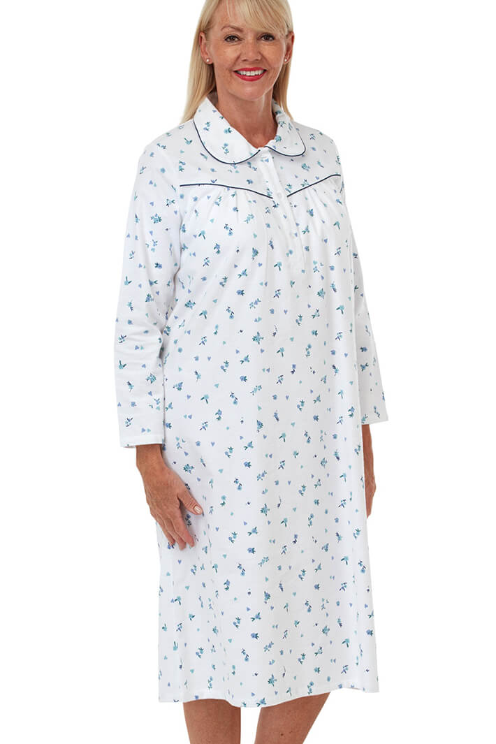 Marlon MA29475 Blue Floral Nightdress – Shirley Allum Boutique