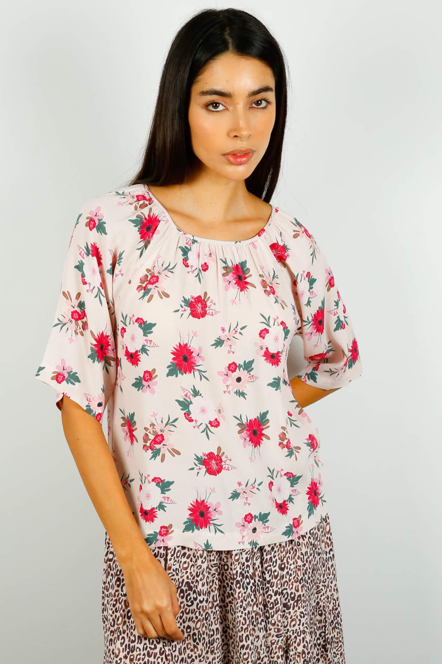 Primrose Park Violet Sand Bloom Print 04 Top – Shirley Allum Boutique