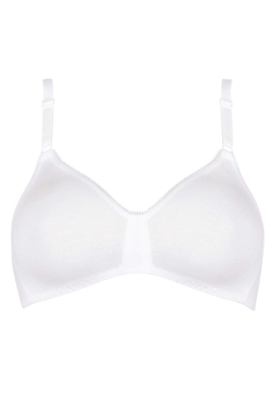Sloggi Basic+ N White Bra 10007642 0003 | Shirley Allum Boutique